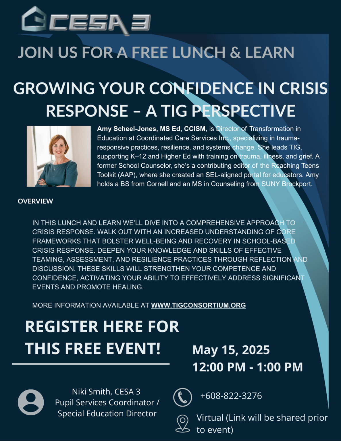 Growing Your Confidence in Crisis Response – A TIG Perspective | CESA 3