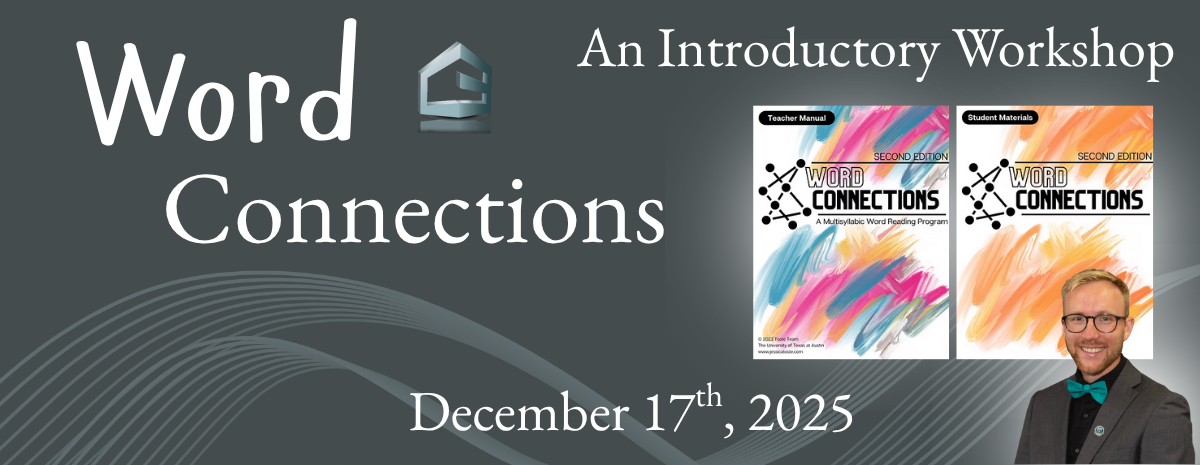 Word Connections: An Introductory Workshop (Grades 3+) – CESA 3