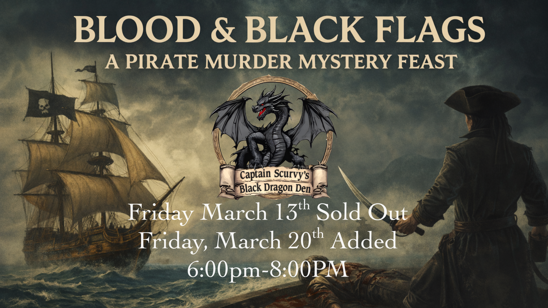 BLOOD and BLACK FLAGS March 20th – Montana renaissance festival Inc