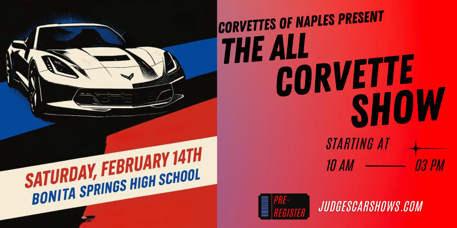 Corvettes of Naples 2nd Annual All Corvette Show – Judge's Car & Truck ...